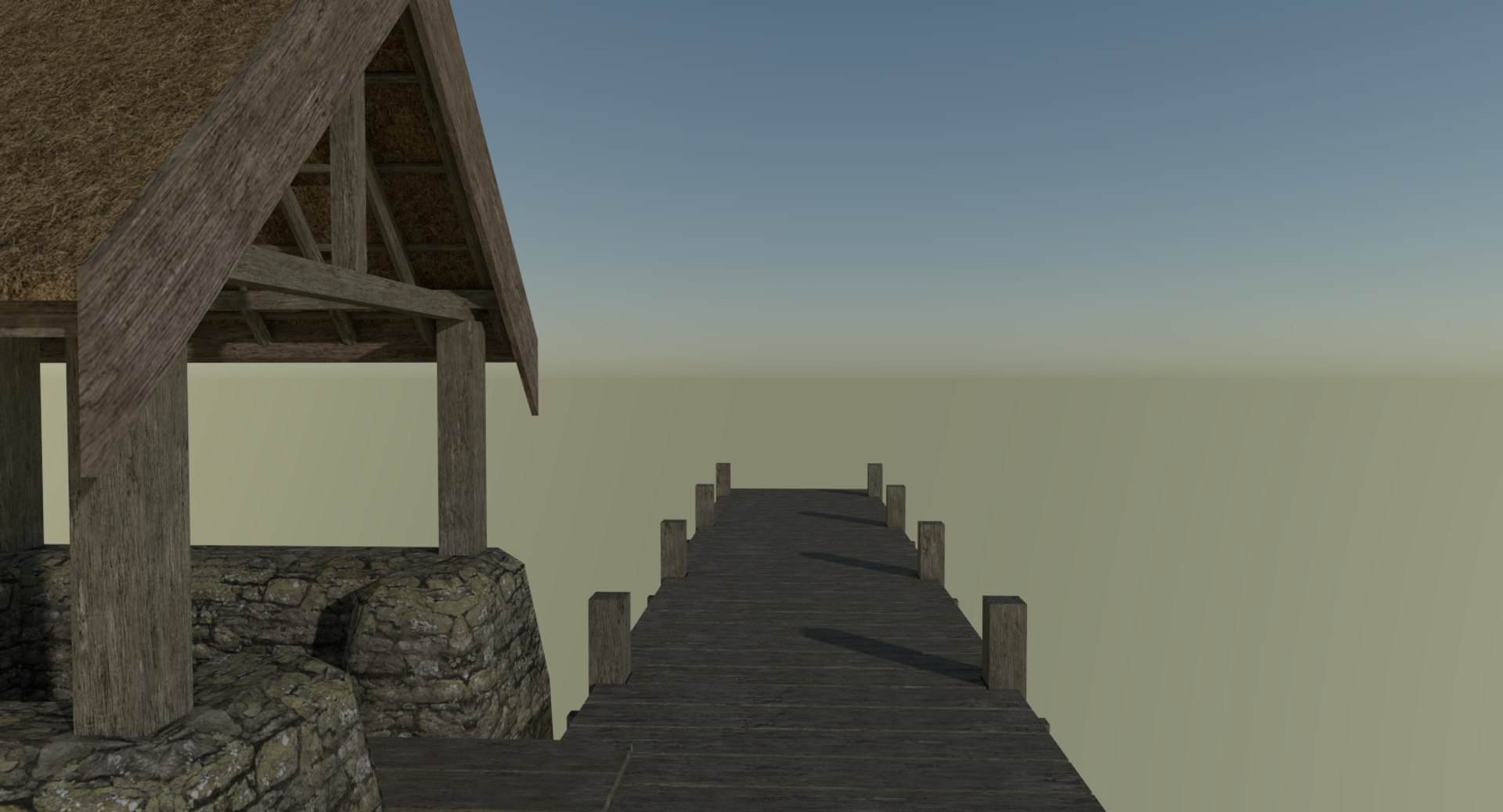 viking dock 3d model