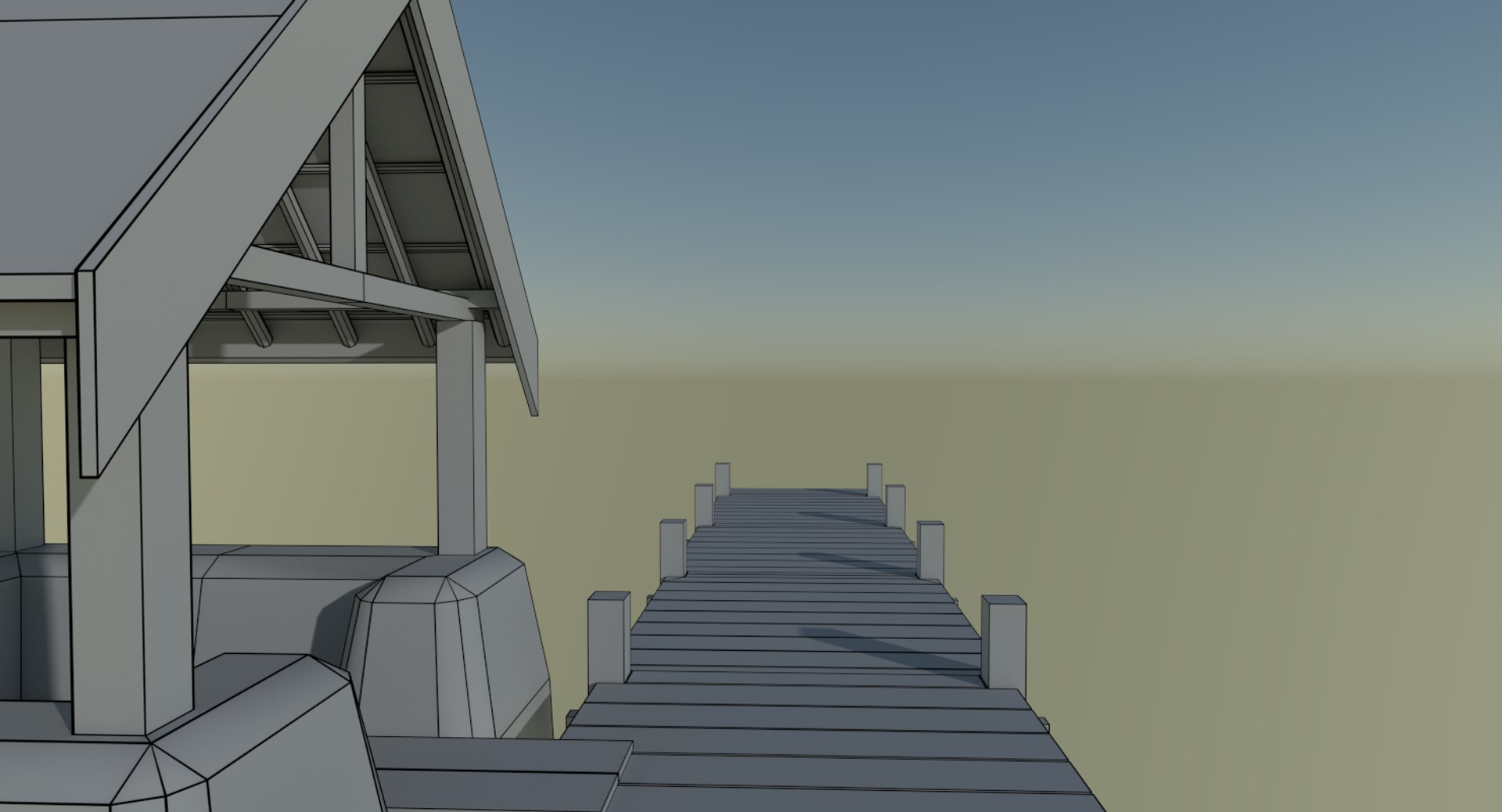 viking dock 3d model
