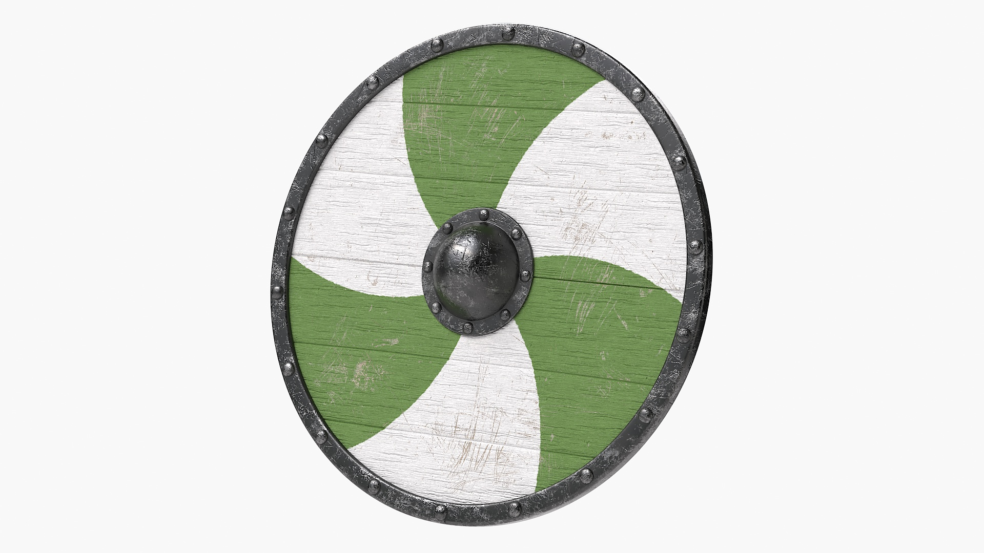 3D Viking Shield V1 Design 4 Model - TurboSquid 2284721