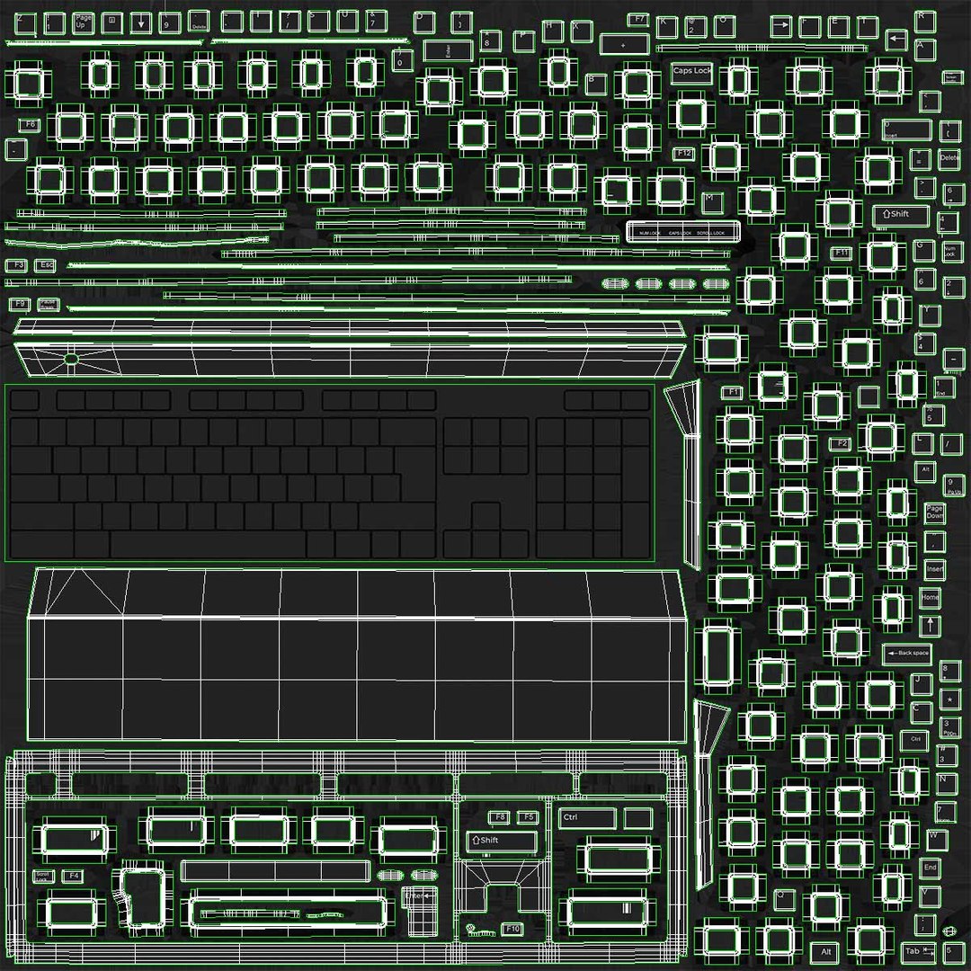 3D Computer Desktop Type 02 Device and Box Clean and Generic Label ...
