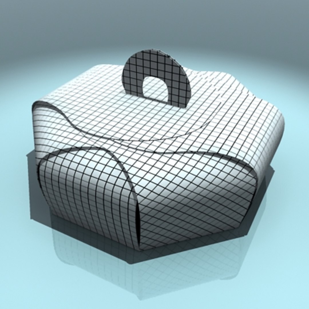 3d Cake Box