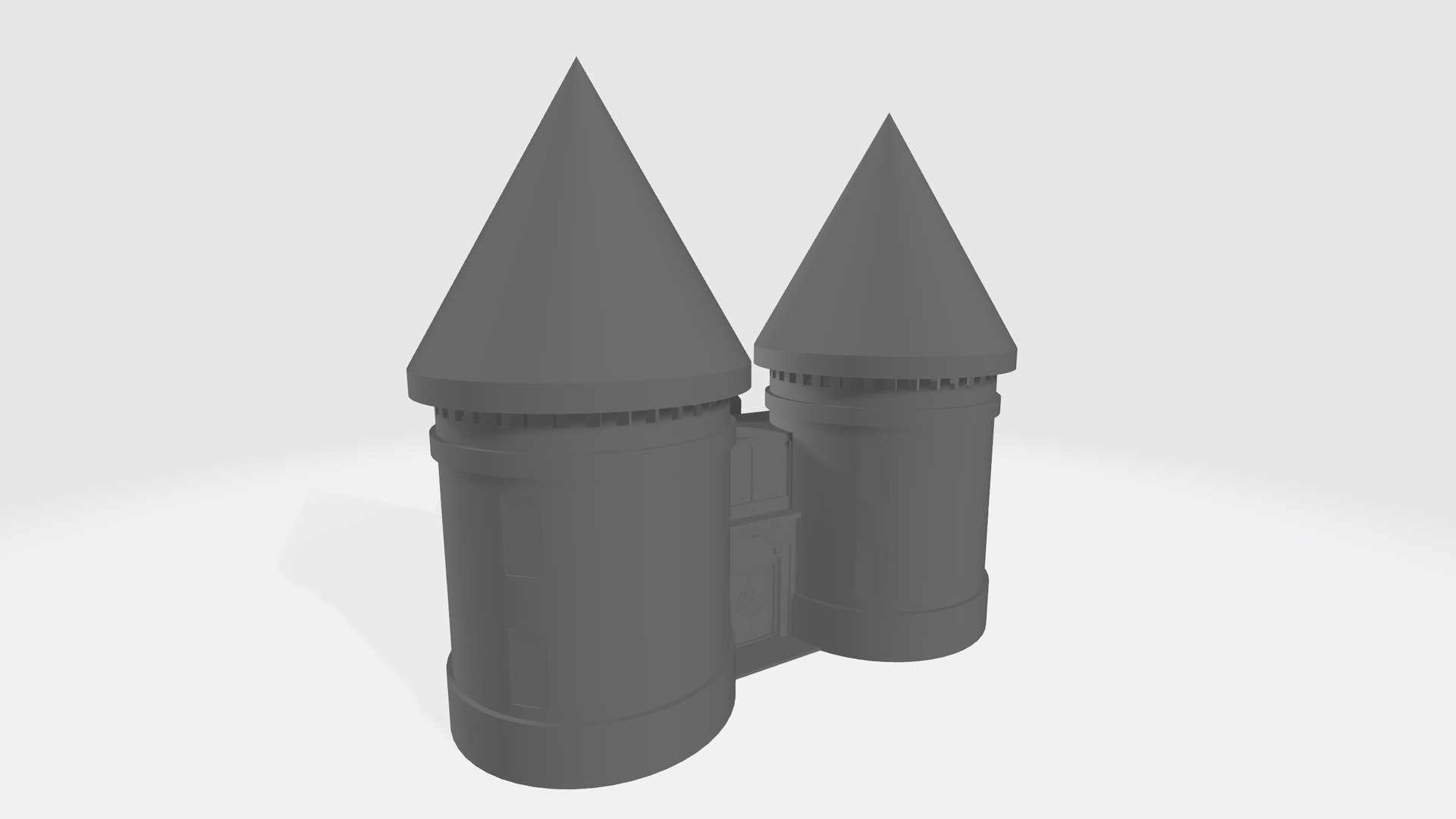 3D Model Medieval Minimalist Castle 3D Model 2 - TurboSquid 2074982