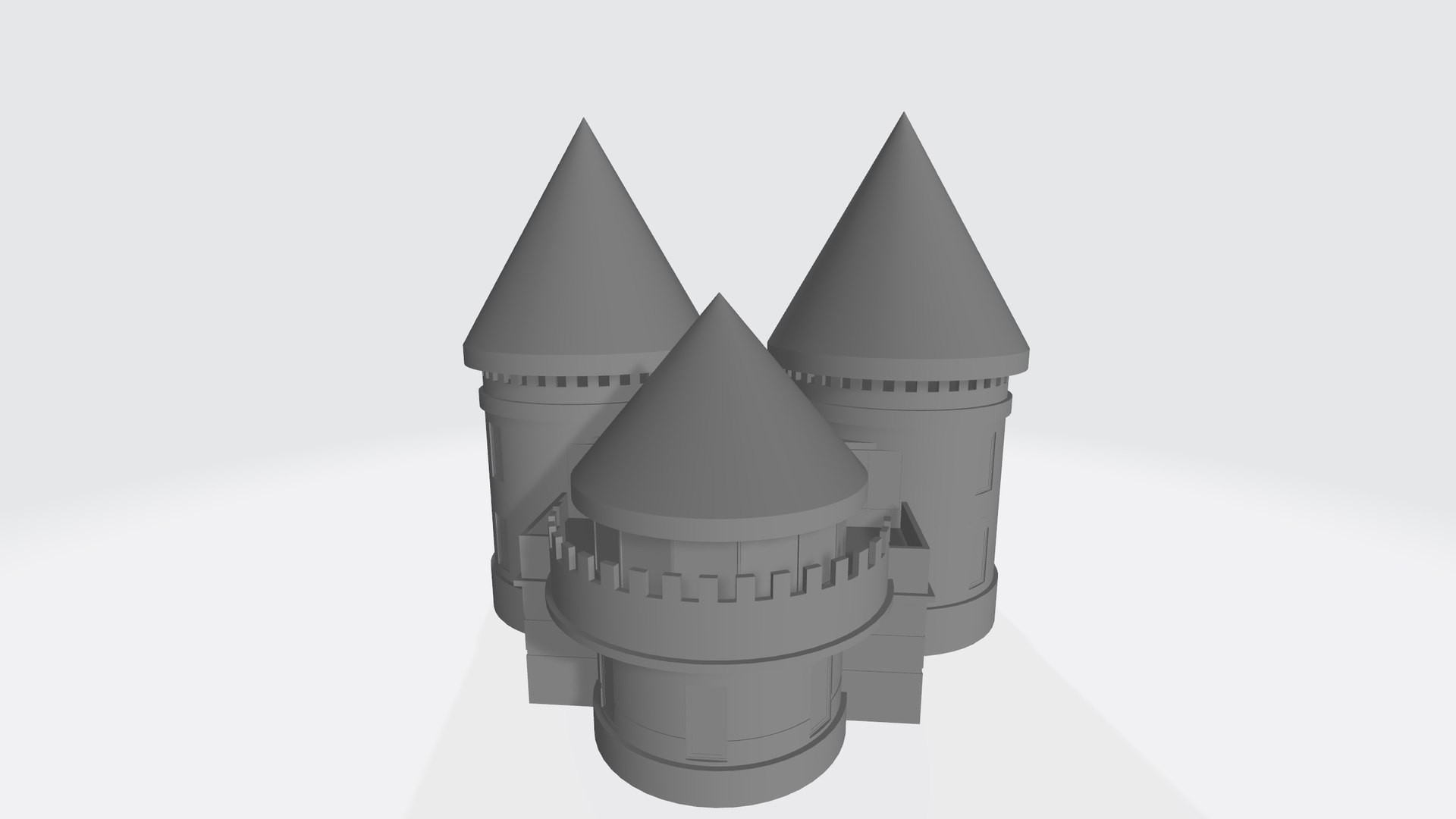 3D Model Medieval Minimalist Castle 3D Model 2 - TurboSquid 2074982