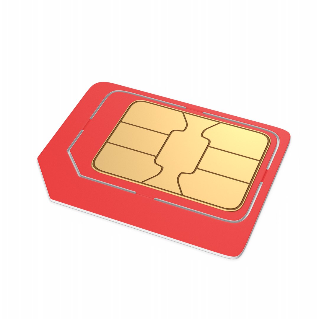 3D Micro SIM Card Model - TurboSquid 2091877