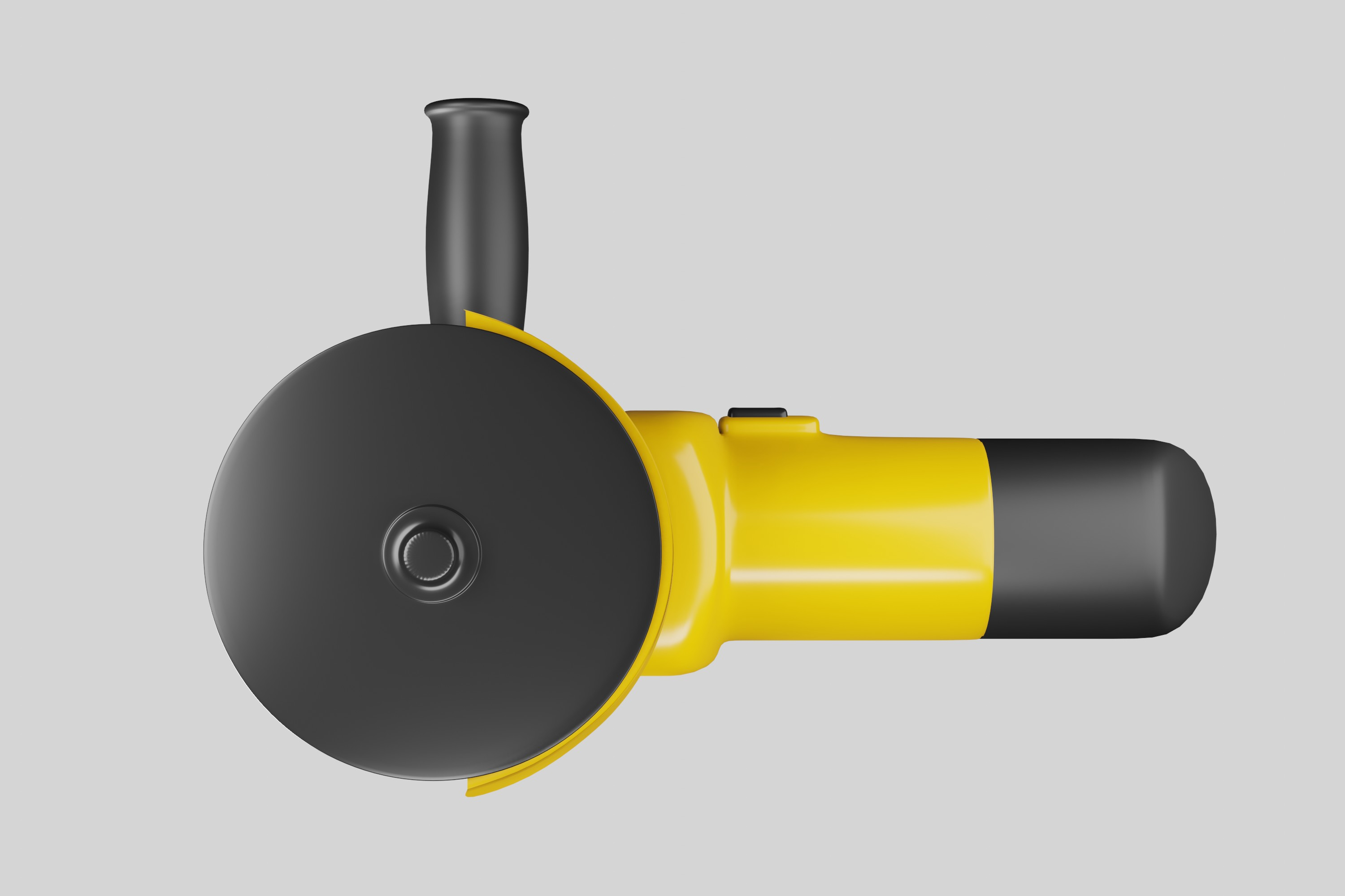 Yellow angle grinding machine tool 3D - TurboSquid 2012107