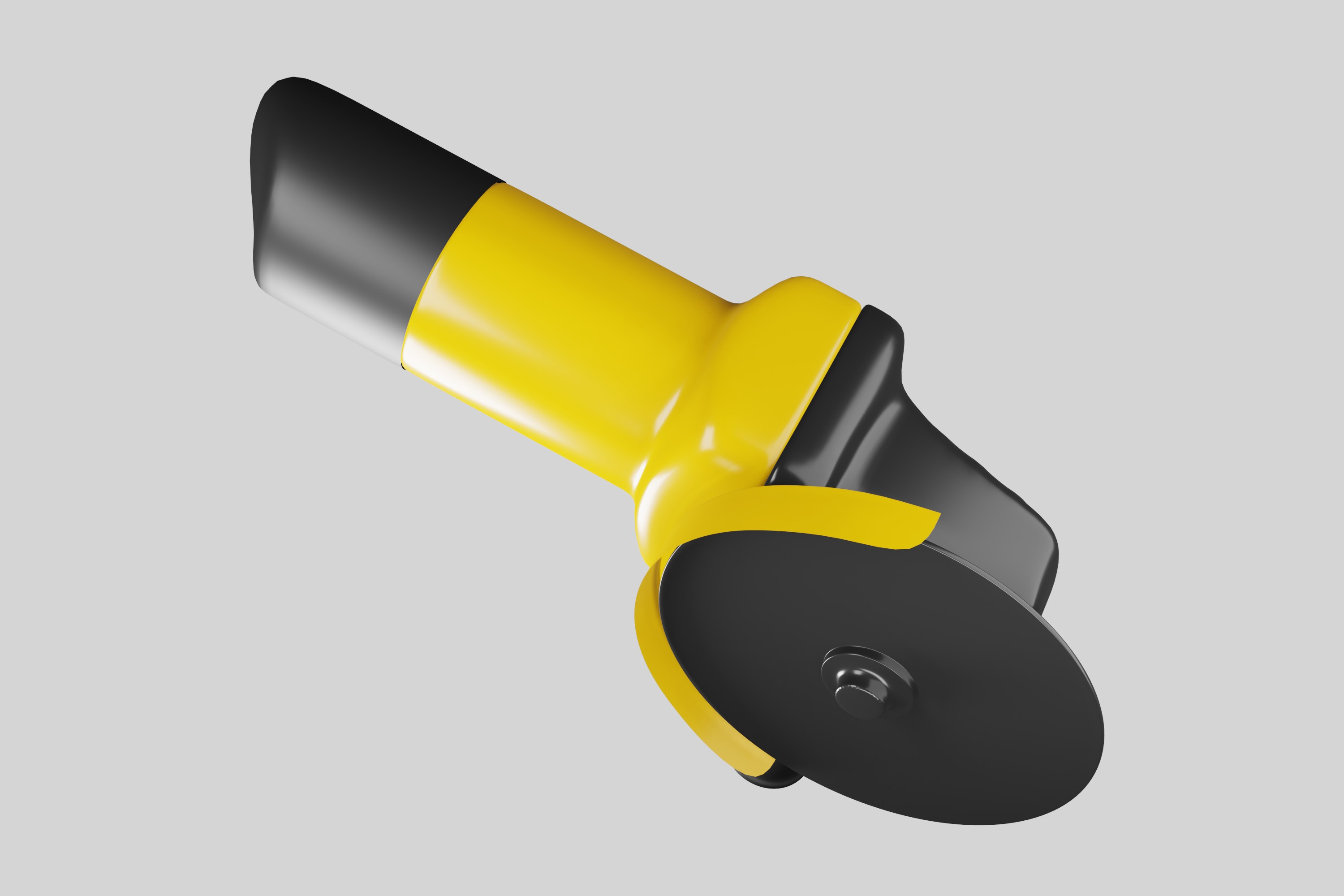 Yellow angle grinding machine tool 3D - TurboSquid 2012107