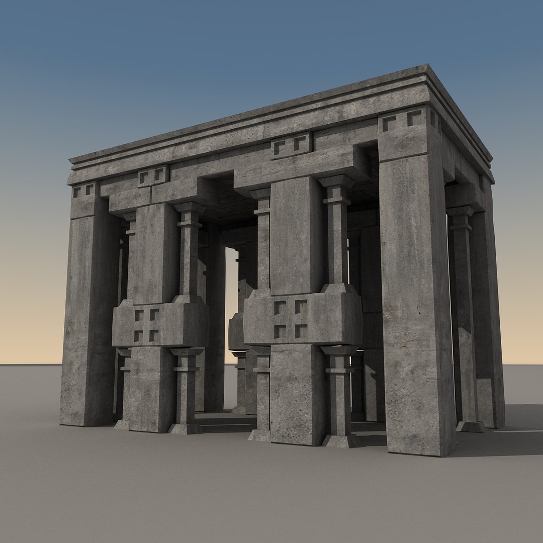 ancient fantasy building 3d max