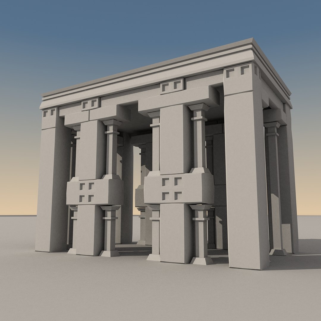 ancient fantasy building 3d max
