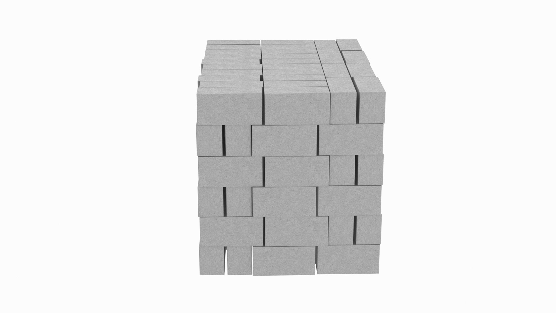 Stack Of Concrete Blocks 3D Model - TurboSquid 2309168