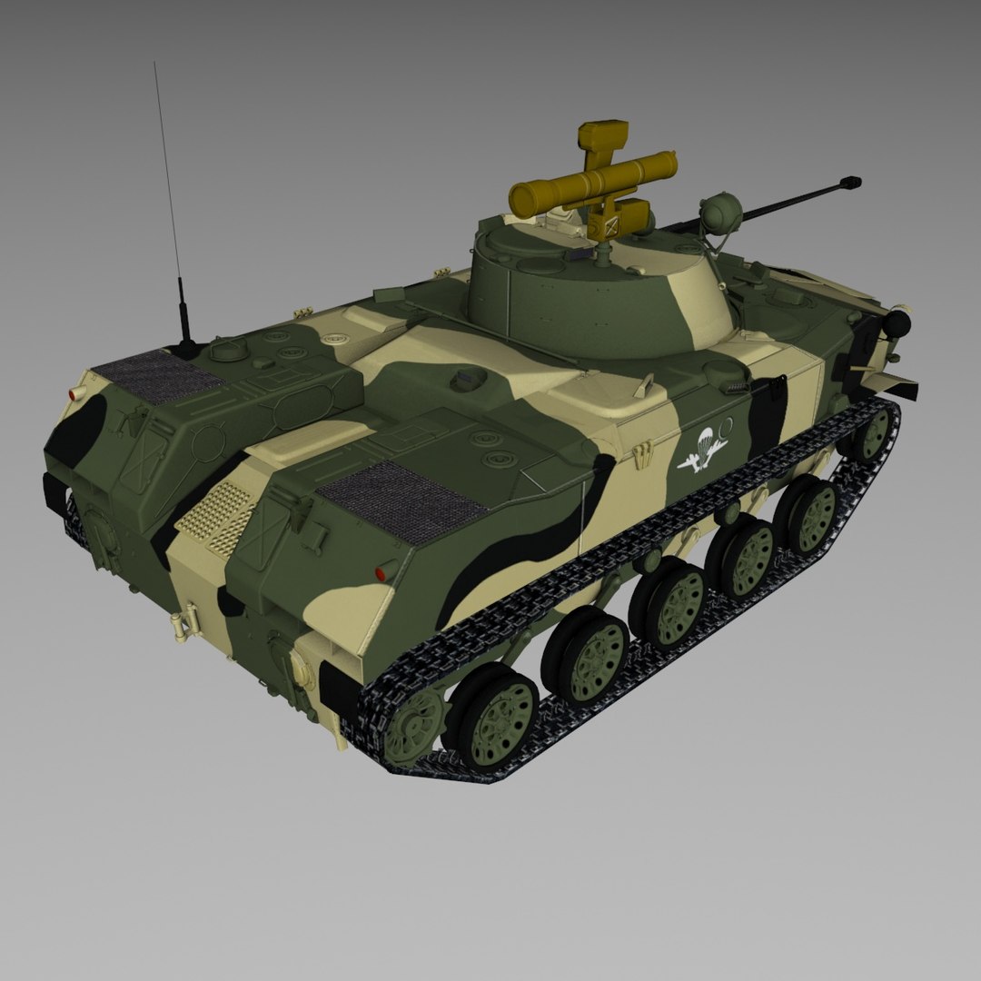 Bmd-2 Airborne Vehicle 3d Max