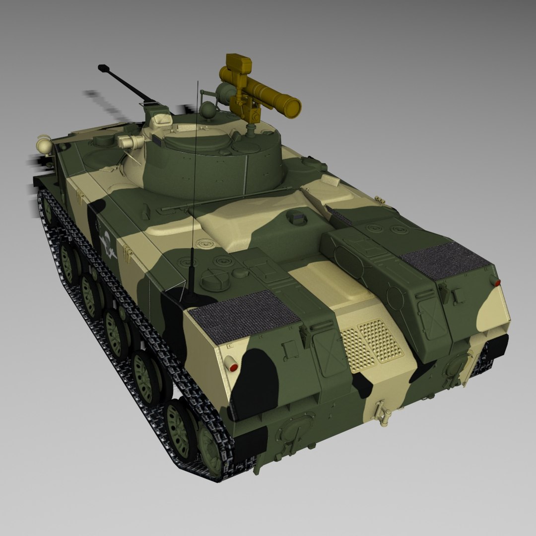Bmd-2 Airborne Vehicle 3d Max