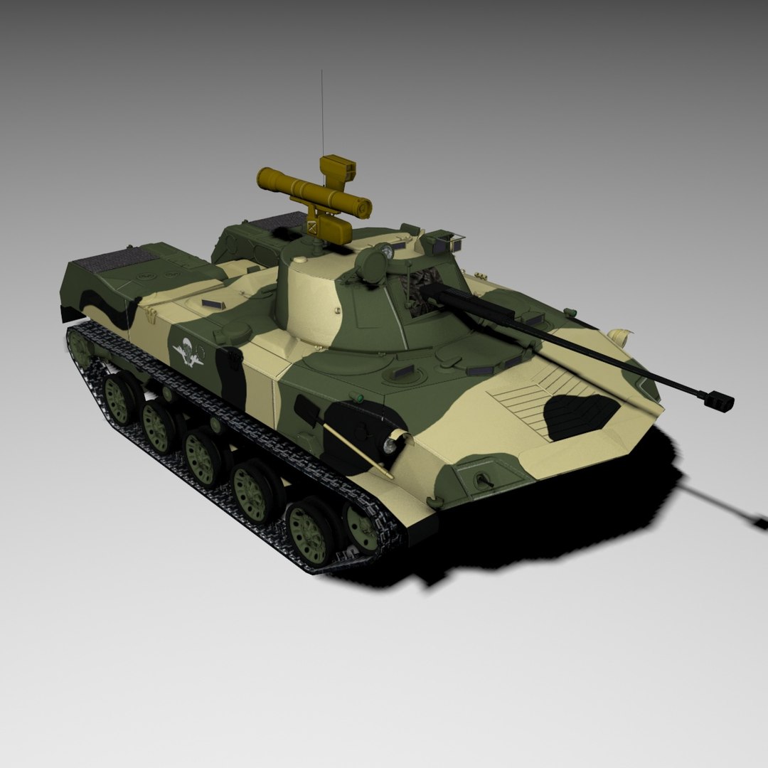 Bmd-2 Airborne Vehicle 3d Max