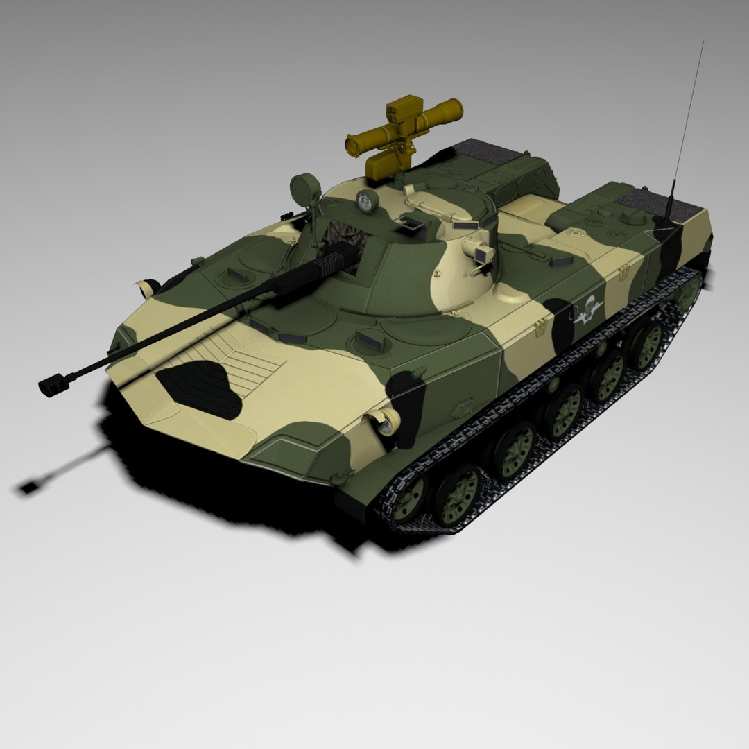 Bmd-2 Airborne Vehicle 3d Max