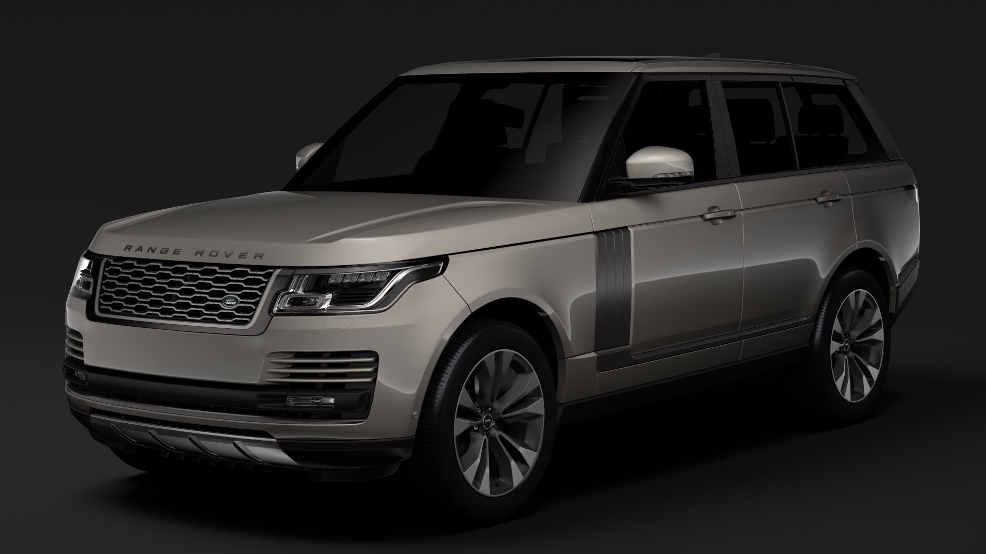 3D Range Rover Supercharged L405 Model - TurboSquid 1230970