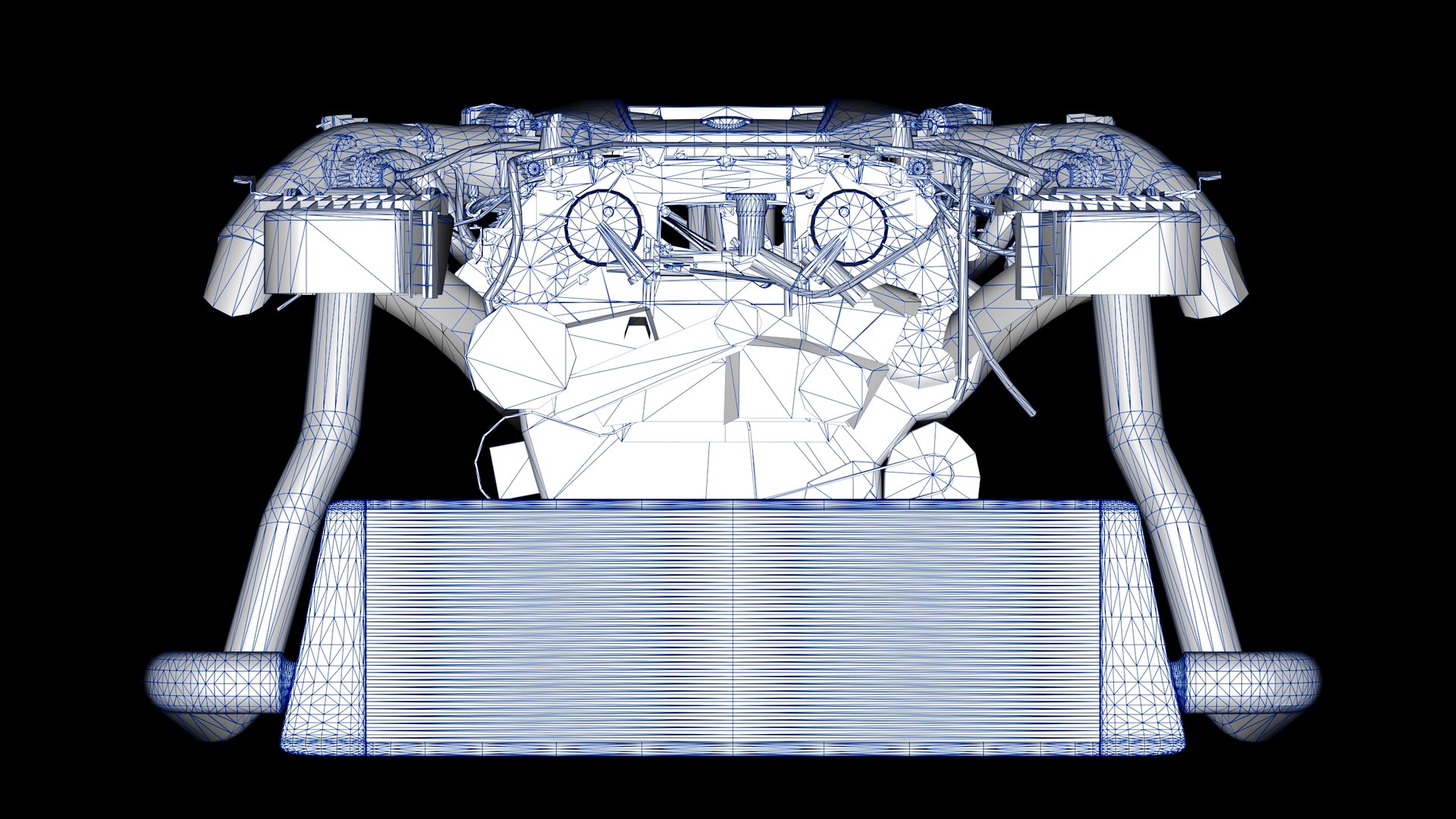 VR38DETT Nissan GTR R35 Low Poly Engine 3D Model - TurboSquid 2307264