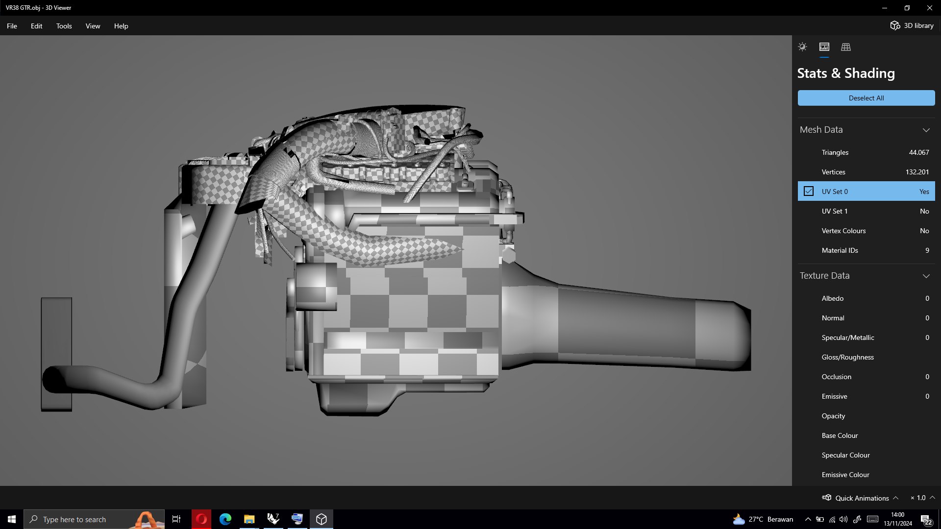 VR38DETT Nissan GTR R35 Low Poly Engine 3D Model - TurboSquid 2307264