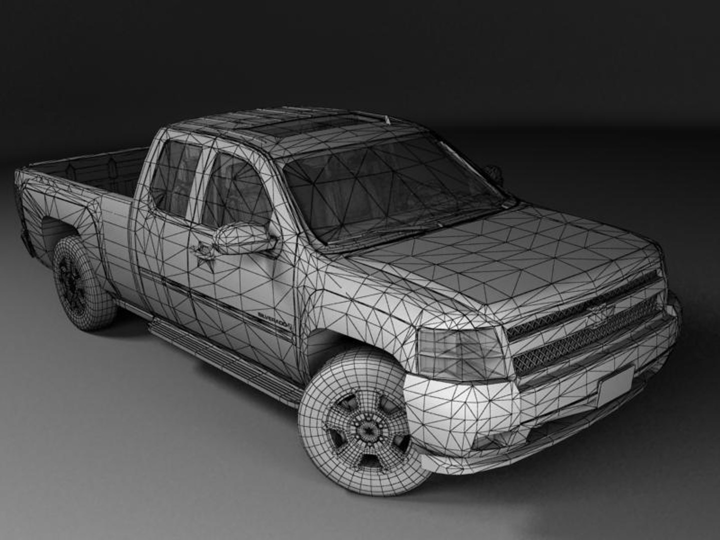 3d Chevrolet Silverado Extcab Gmt900