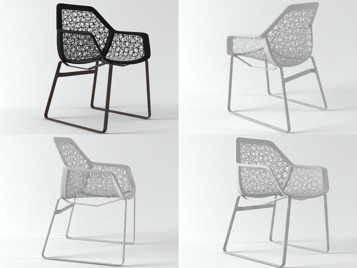 Maia dining chair 3D - TurboSquid 1184380