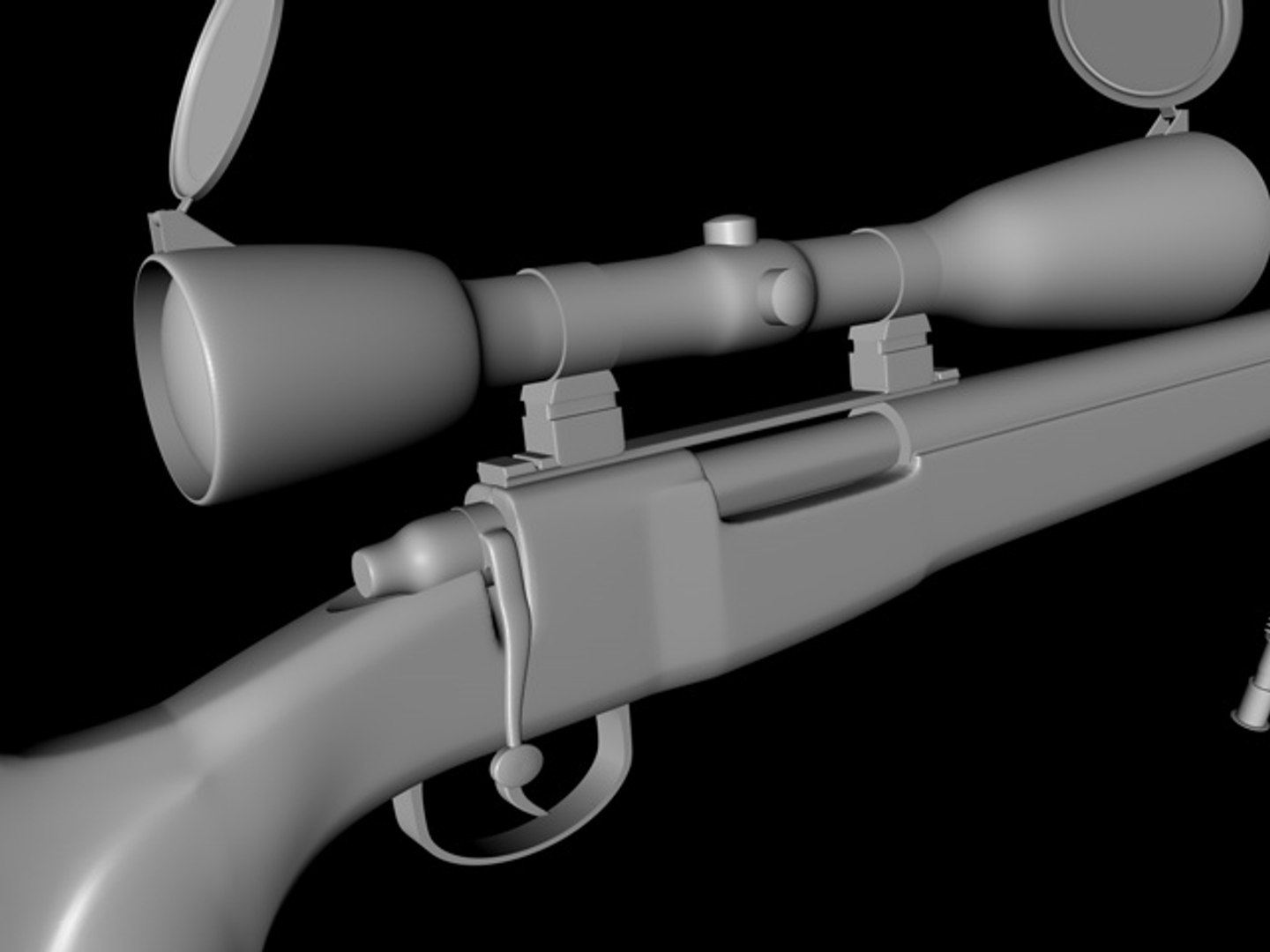 M24 Desert 3d Model