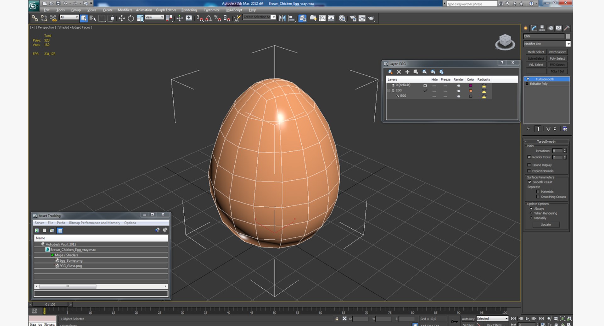 3D Brown Chicken Egg Model - TurboSquid 1247258