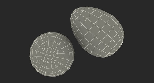 3D brown chicken egg model - TurboSquid 1247258