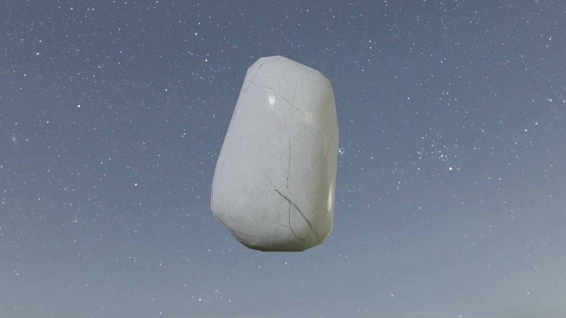 3D Stylized White Magic Crystal - TurboSquid 2146278