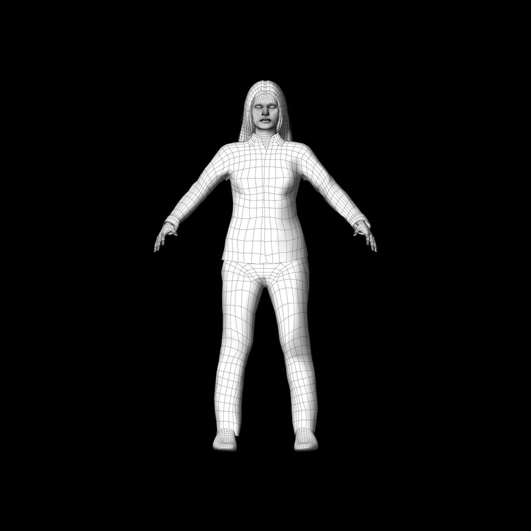 Character Pack Female 3D Model - TurboSquid 1429937