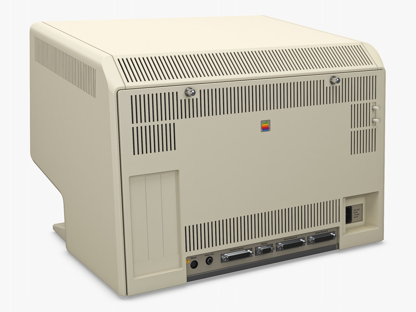 3D Apple Lisa 2 Macintosh XL A6S0300 Monoblock Vintage 1983-1986 M 1 ...