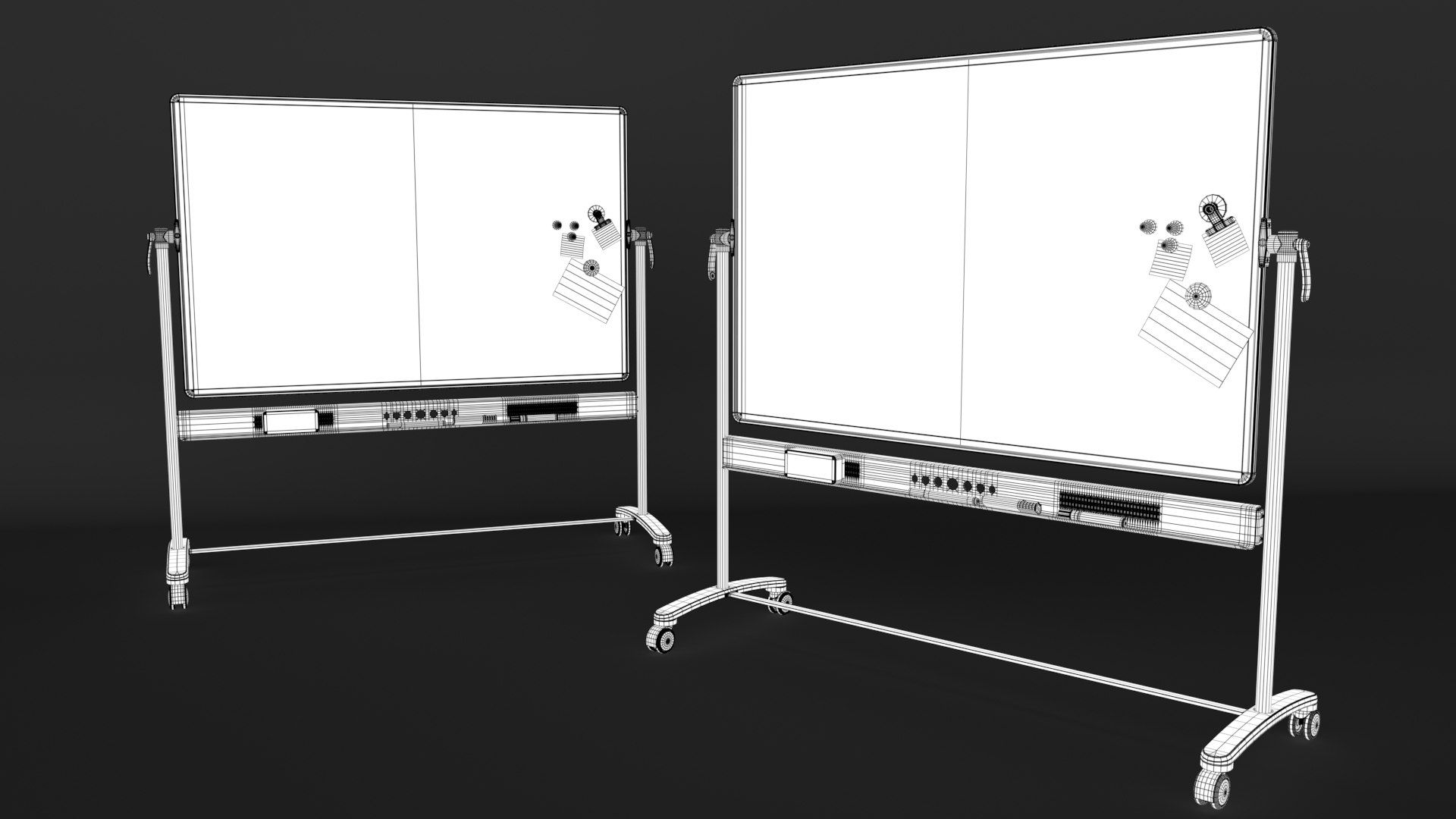 3D white board model - TurboSquid 1466494
