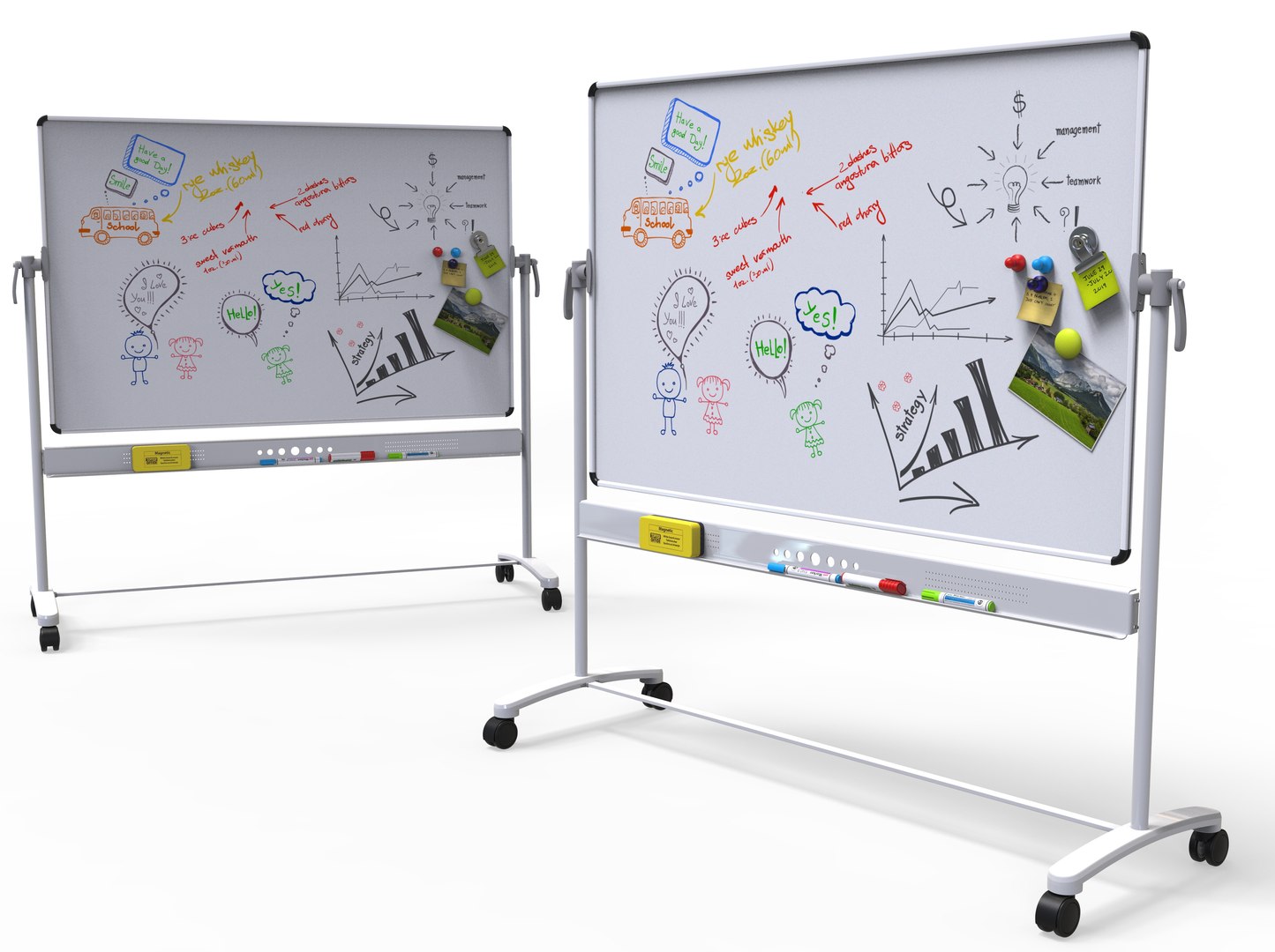 3D white board model - TurboSquid 1466494