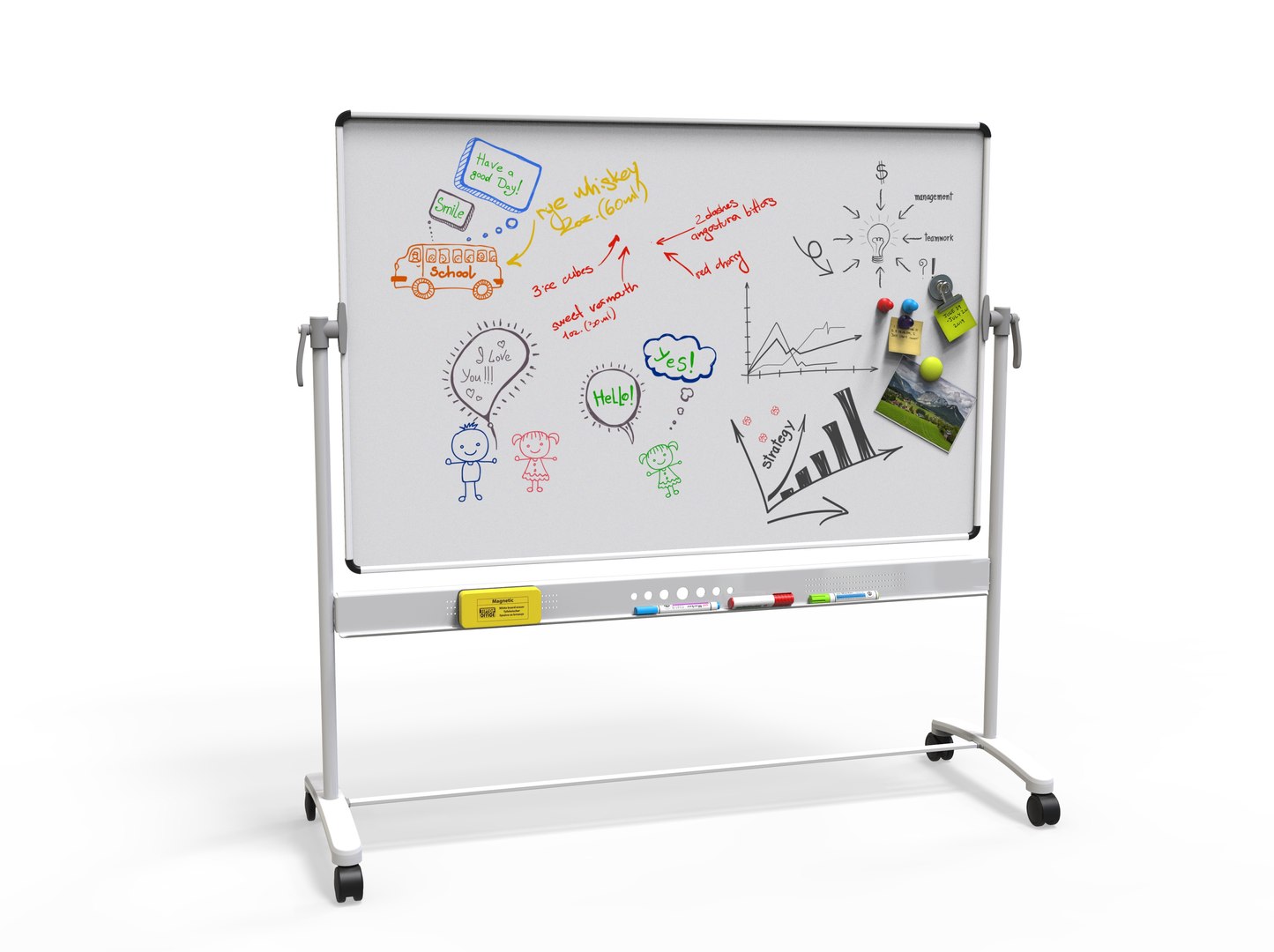 3D white board model - TurboSquid 1466494