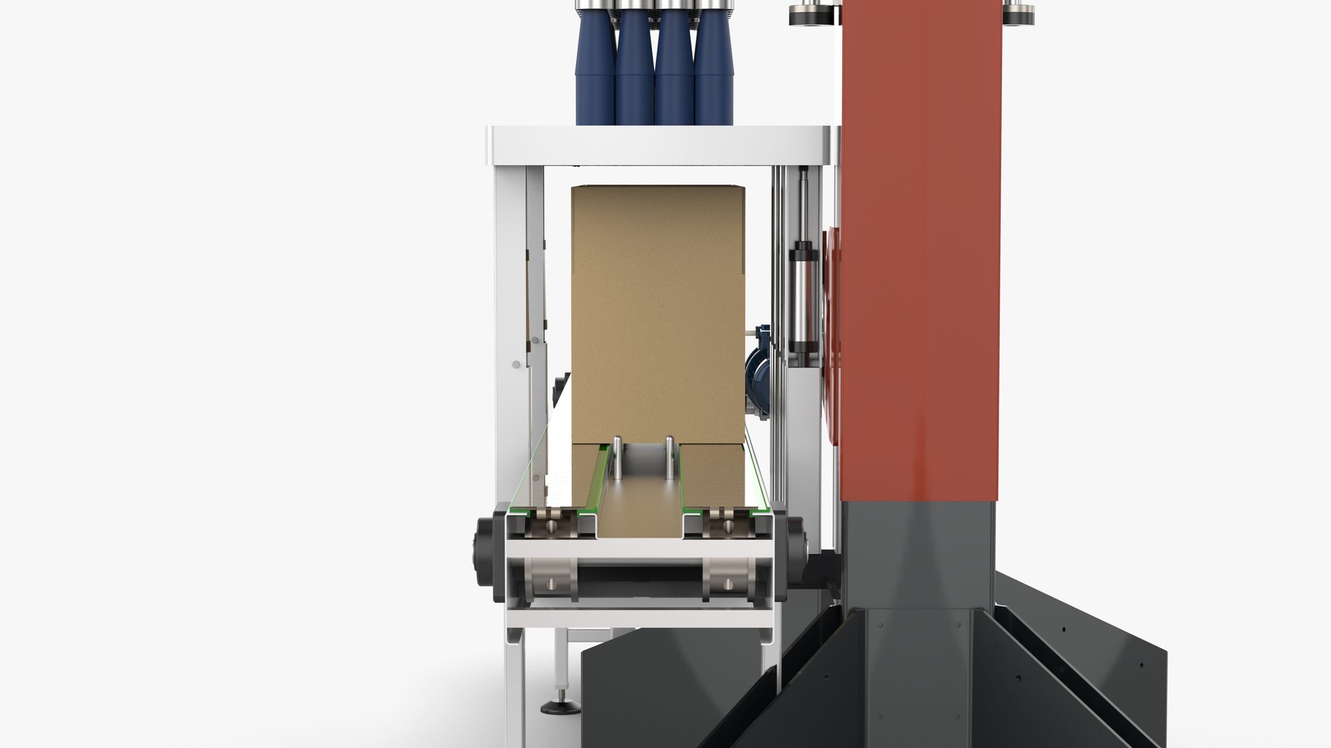 Classic Single Column Case Packer 3D Model - TurboSquid 2108175