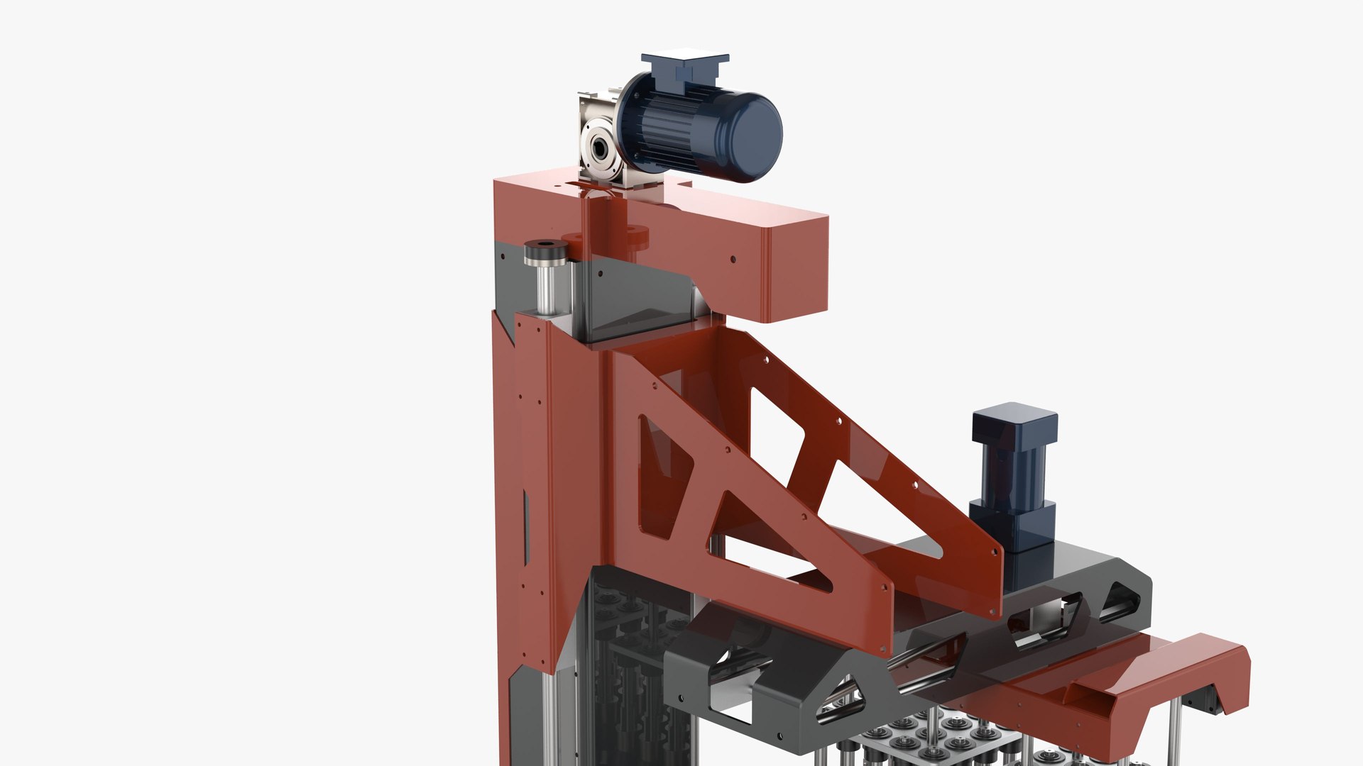 Classic Single Column Case Packer 3D Model - TurboSquid 2108175