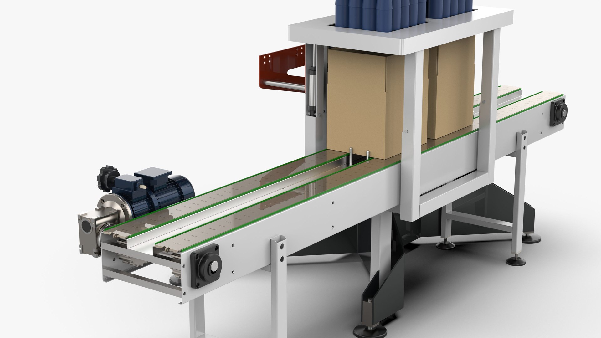 Classic Single Column Case Packer 3D Model - TurboSquid 2108175