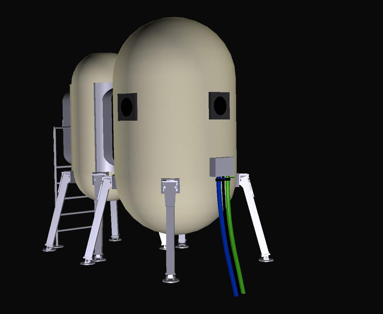 Habitation Module 3d Model