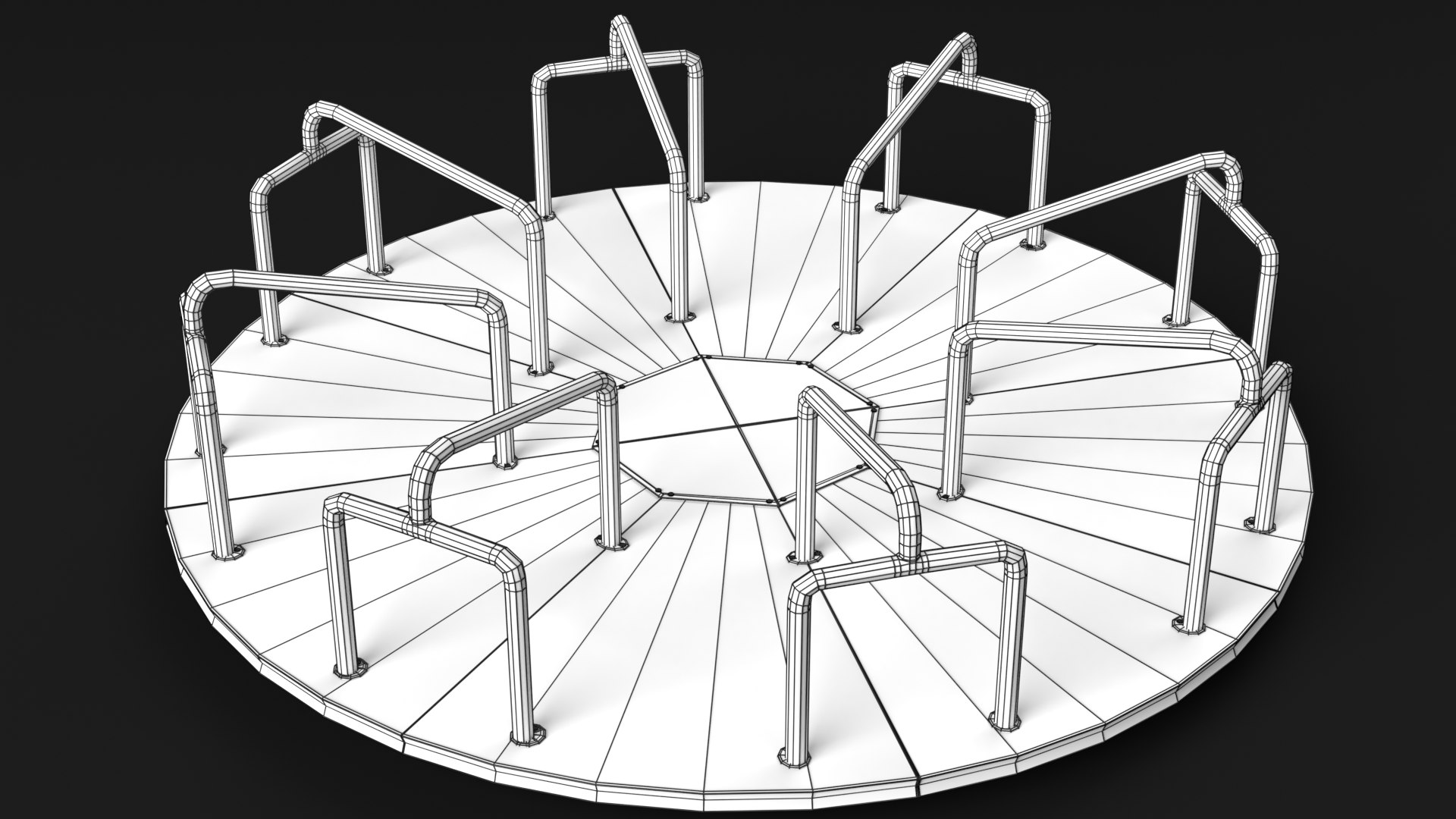 Merry Go Round 3D model - TurboSquid 1828567