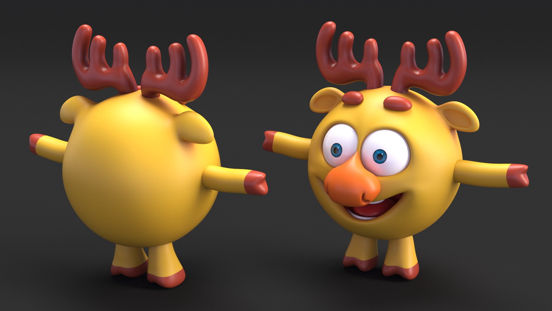 Dokko Character Kikoriki Rigged for Maya 3D model - TurboSquid 2164671