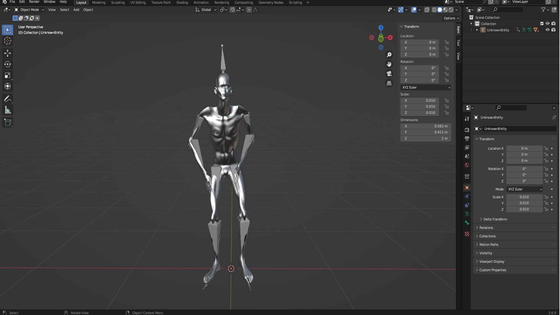 Humanoid 3D Model - TurboSquid 2215735