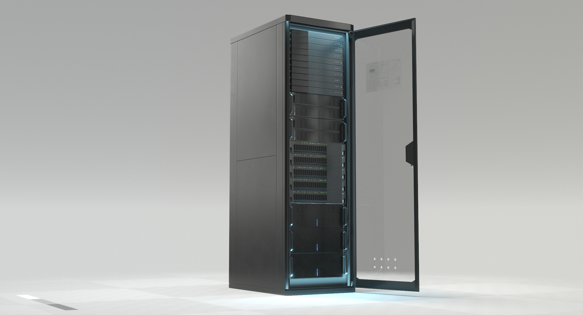 modelo 3d Gabinete de servidor 1 - TurboSquid 1544944