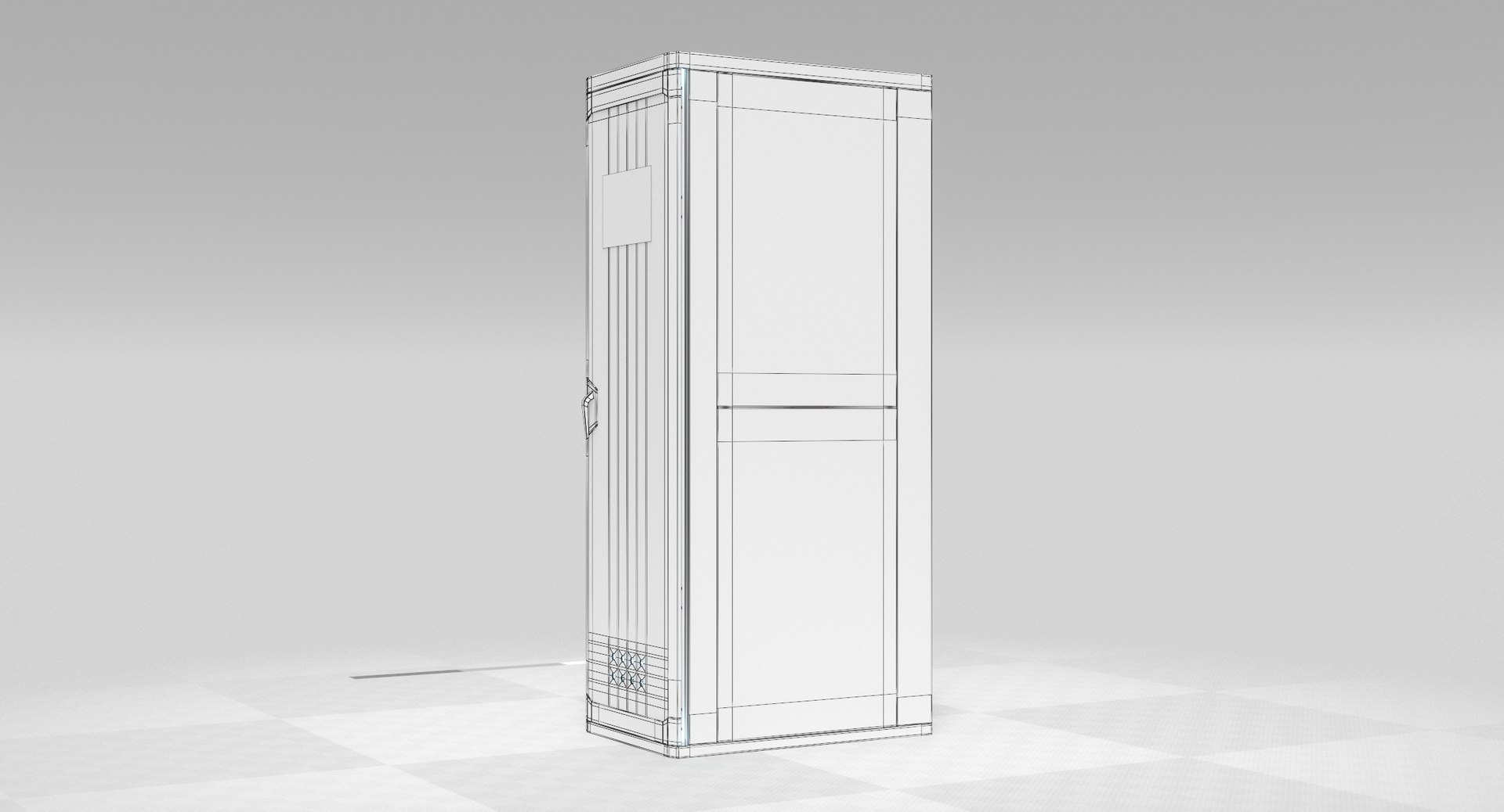 Server cabinet 3D model - TurboSquid 1544944