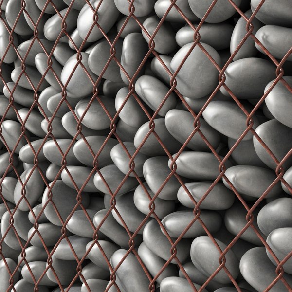 Pebble gabion model - TurboSquid 1481213