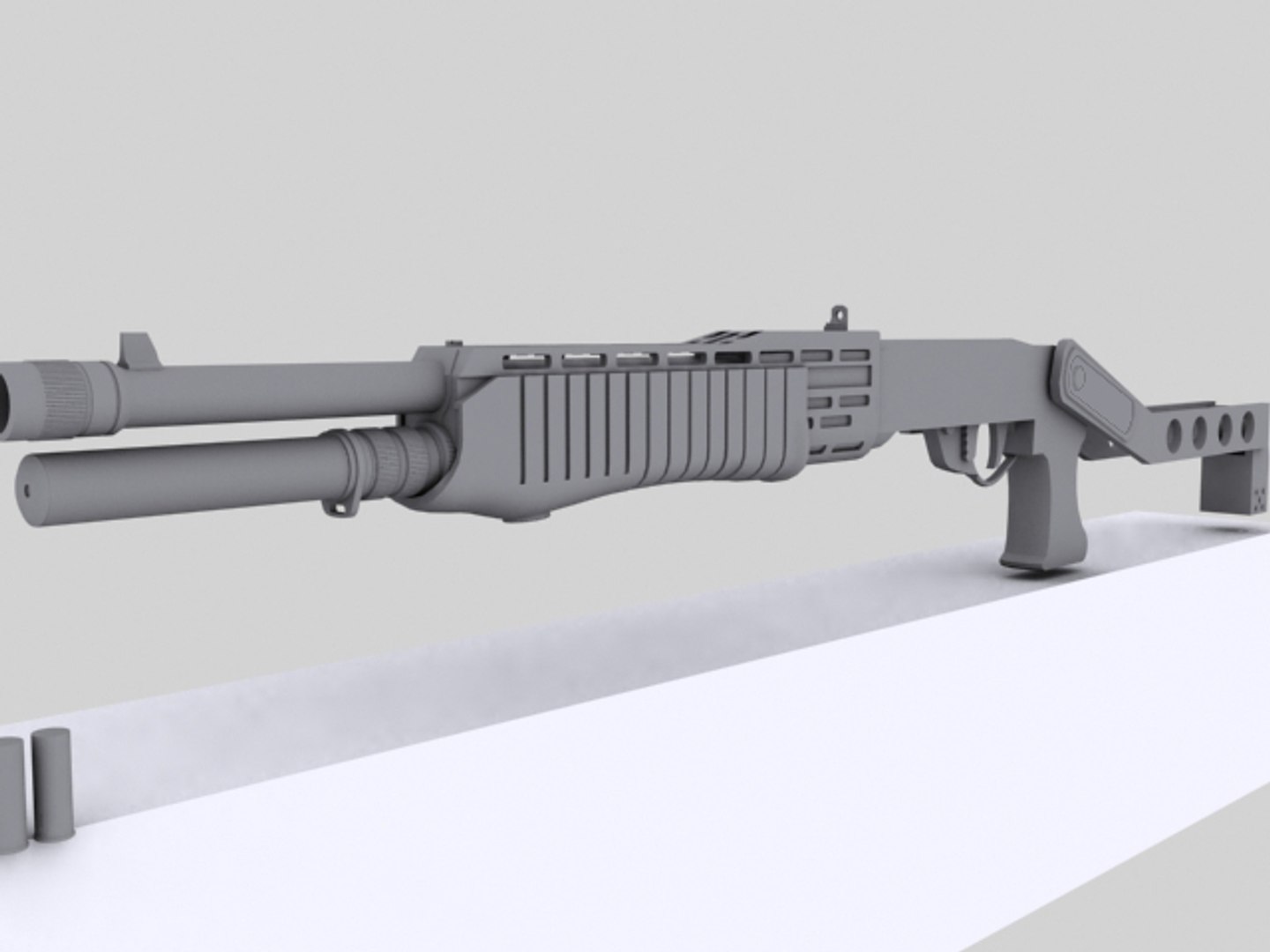 3d M4 Colt Spas 12 Model