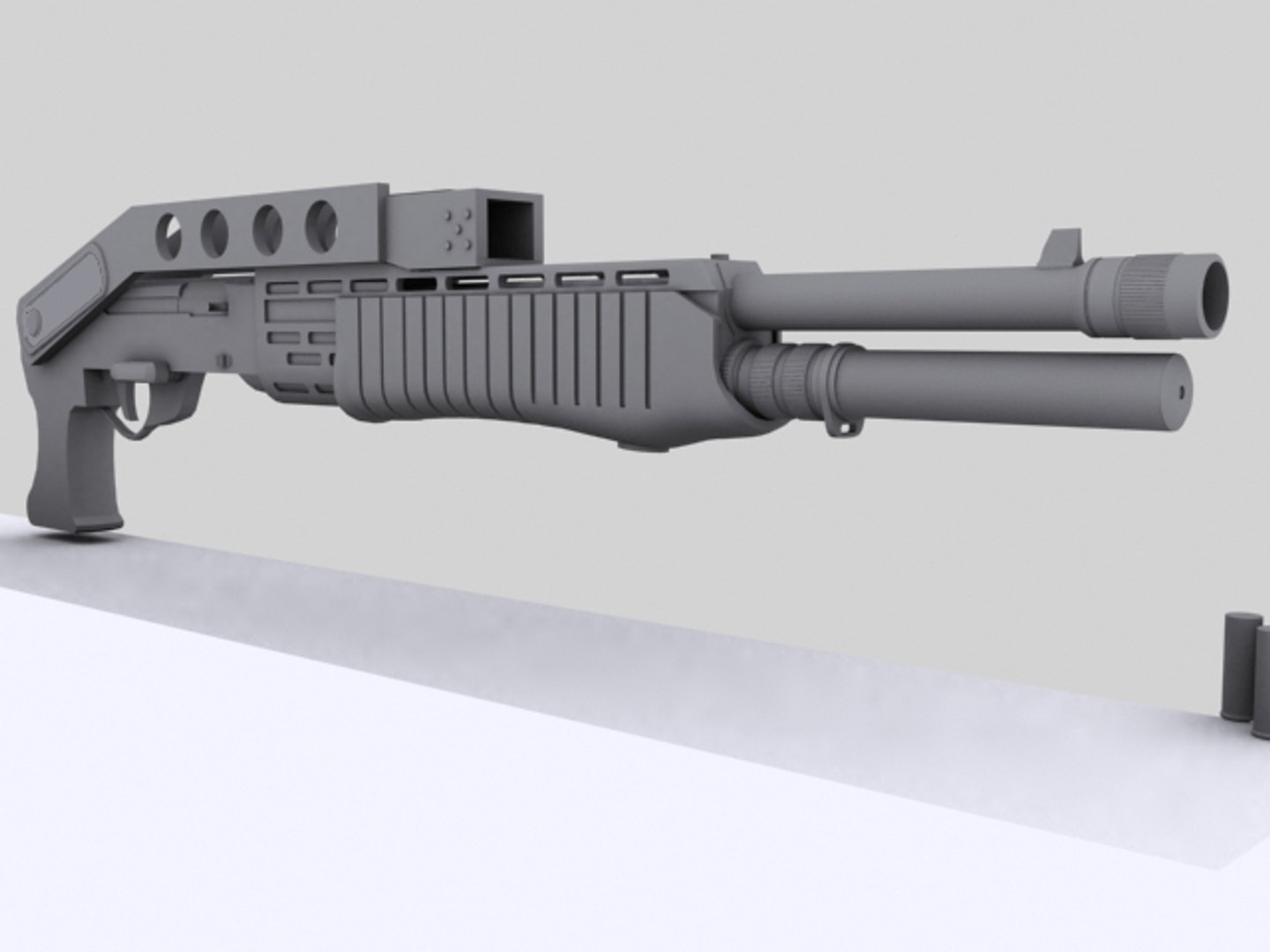 3d M4 Colt Spas 12 Model