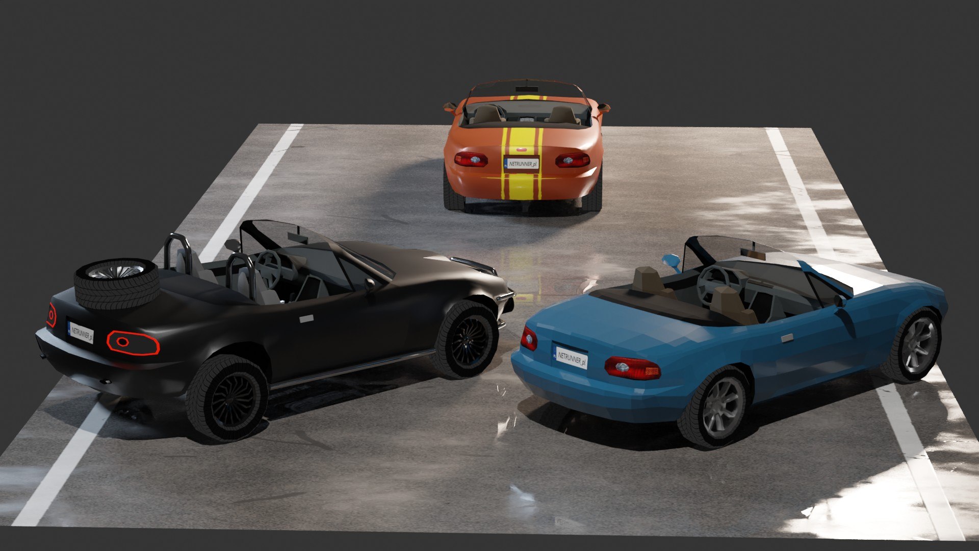Mazda MX-5 Miata 3D Model - TurboSquid 1925476