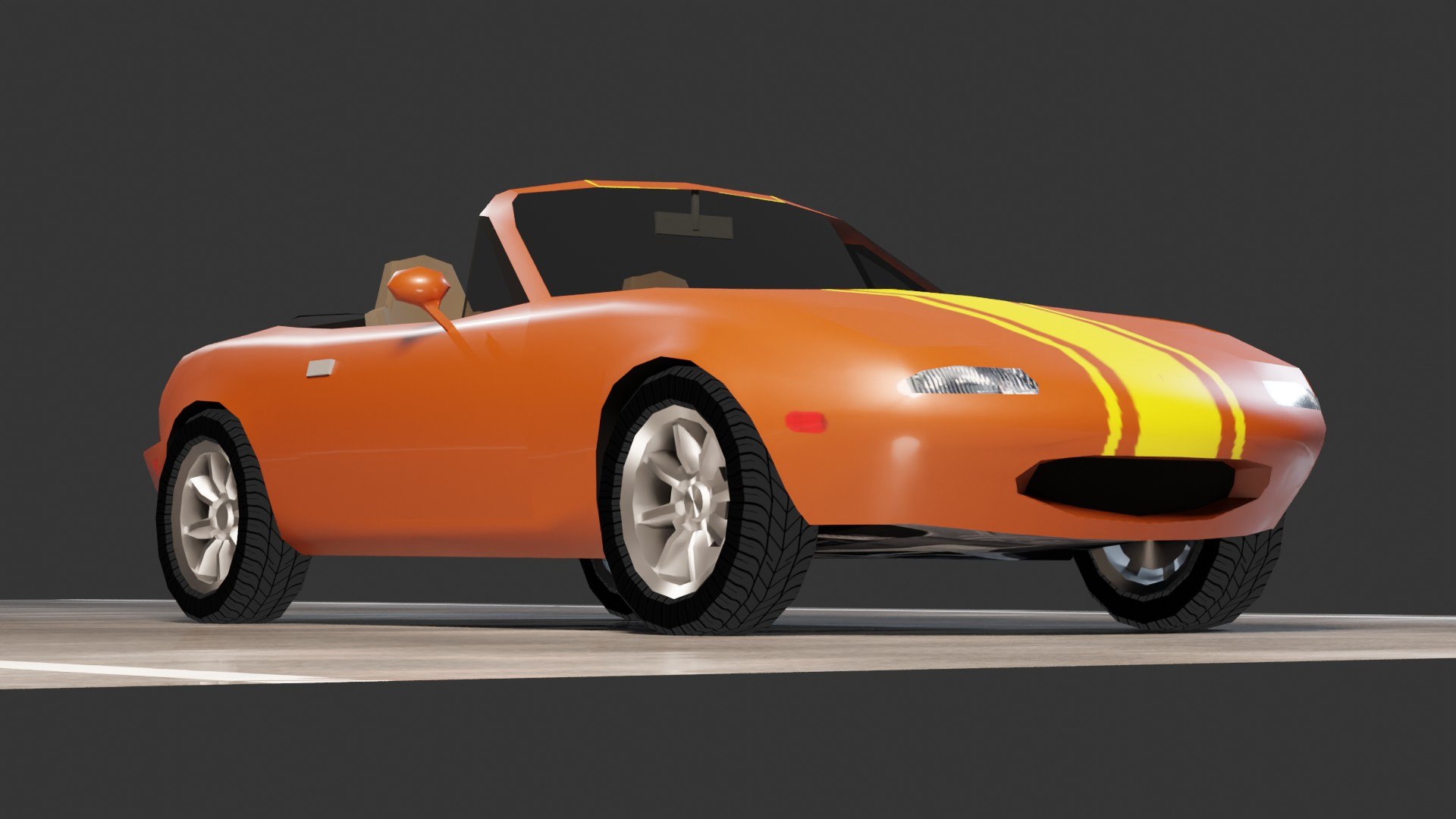 Mazda MX-5 Miata 3D Model - TurboSquid 1925476