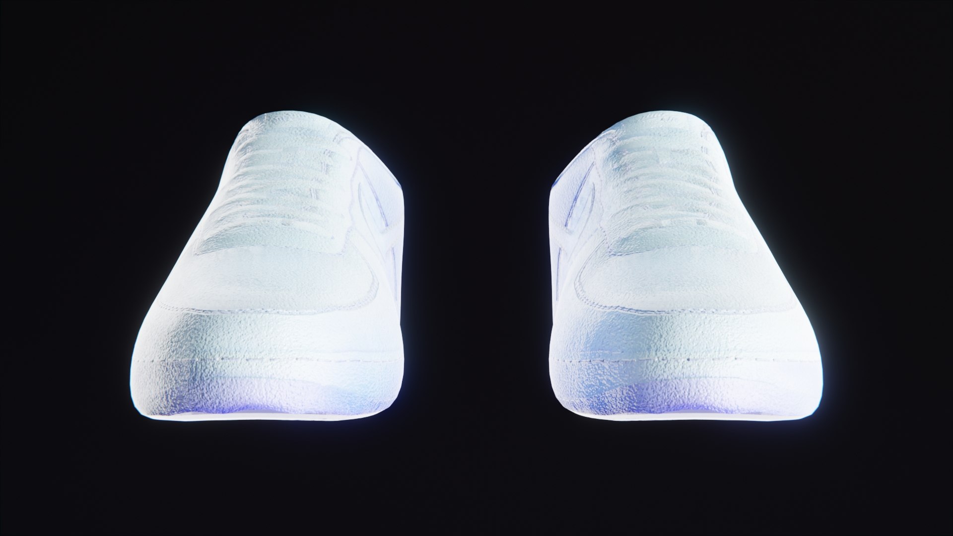 3D AF1 Shoes - TurboSquid 1919501