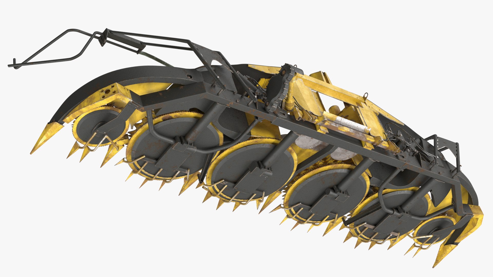 3D New Holland 750BFI Rotary Corn Head Harvesting Unit Old - TurboSquid ...