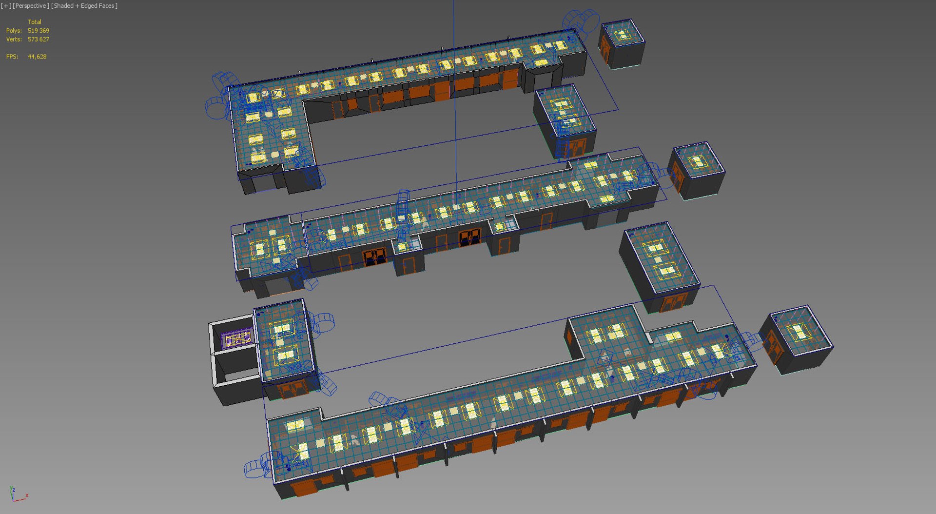 Hospital Hallway 3D Model - TurboSquid 1852497