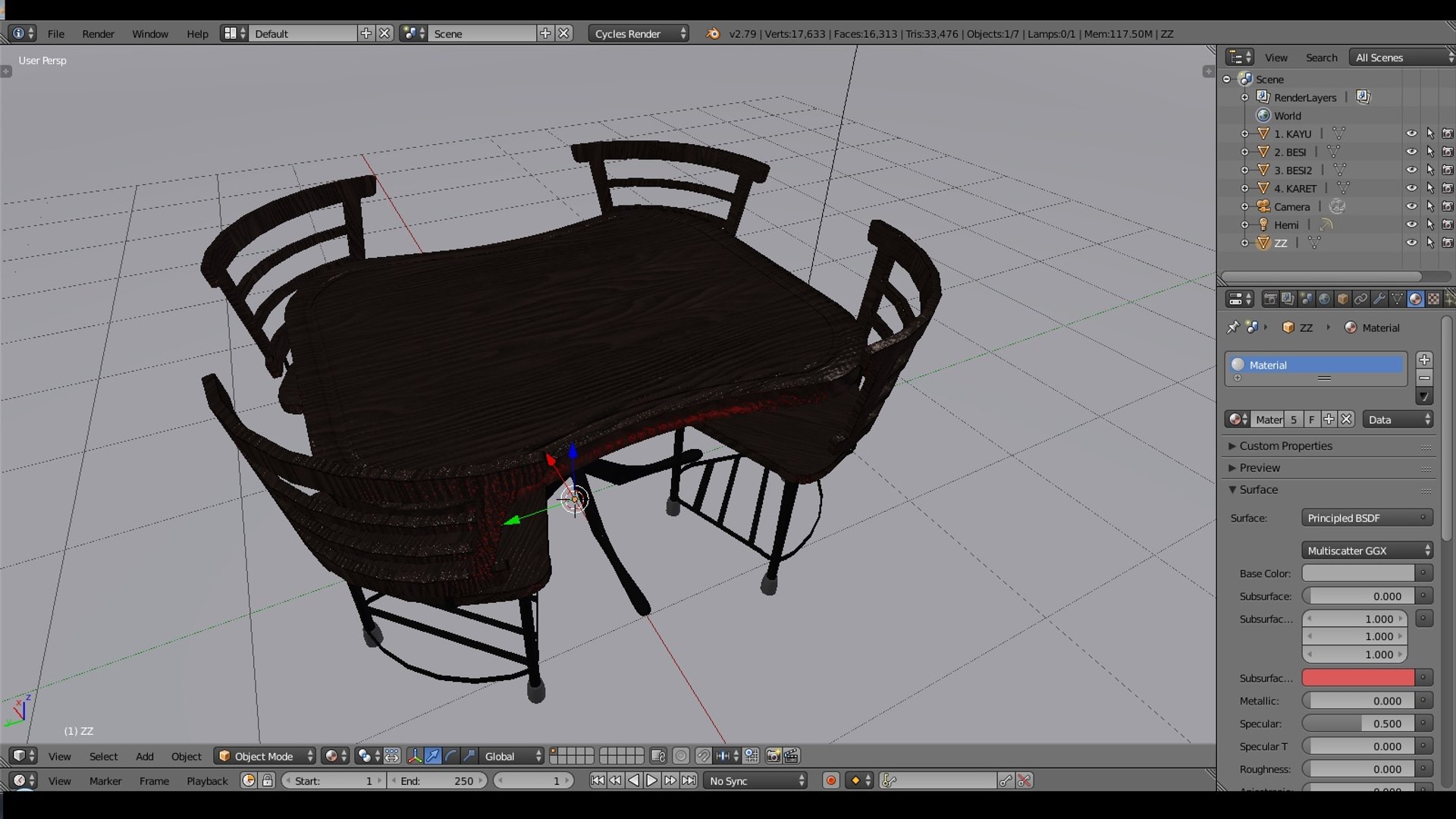 Table 3D Model - TurboSquid 1674488