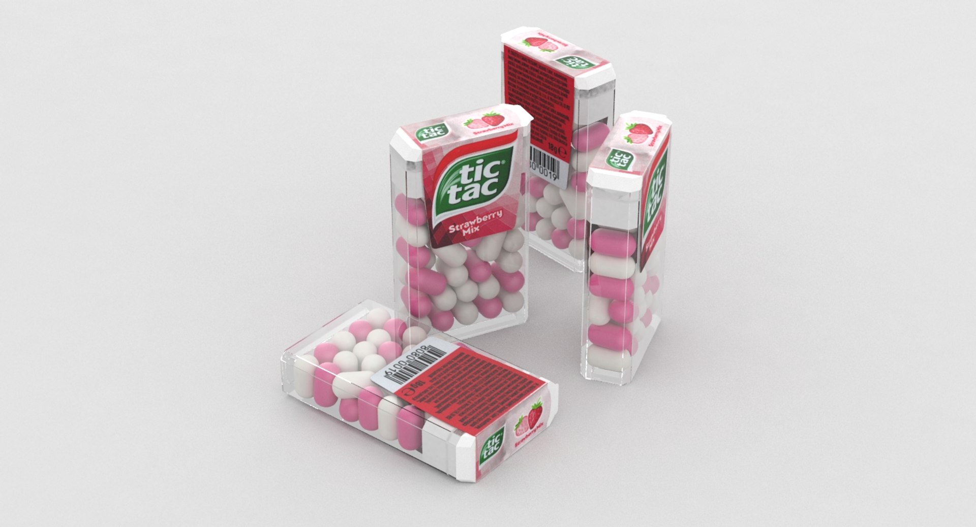 3D Tic Tac 18g Model - TurboSquid 1256190